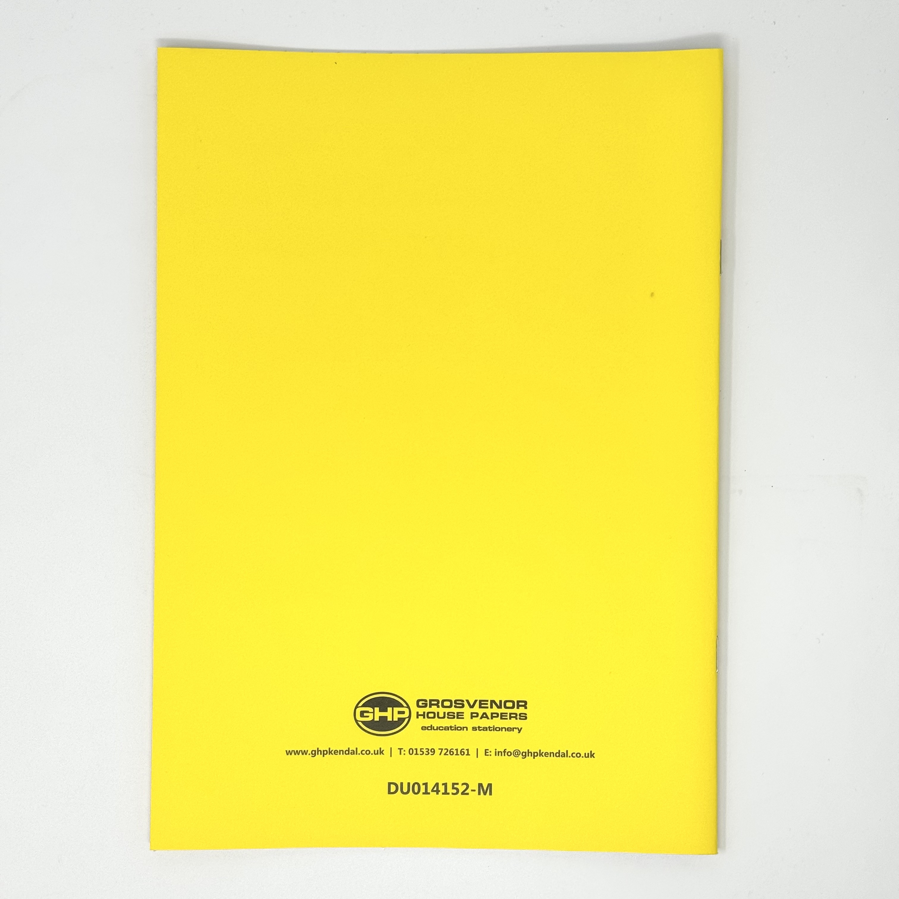 GHP A4 32 Page SEN Books - Yellow with Pink Tinted Paper 8mm Lined with Margin